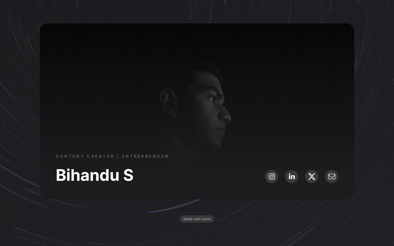 Bihandu Samarasinghe | Carrd